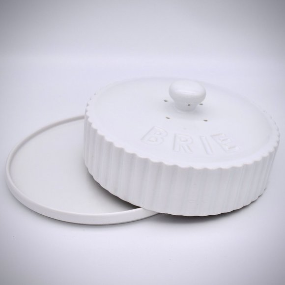 Threshold | Dining | Threshold Brie Porcelain Server White Round 2 Pc ...